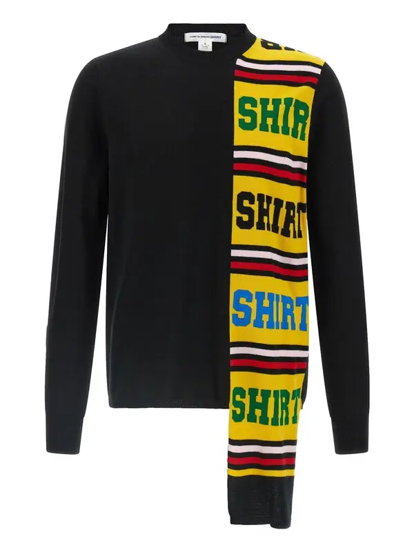 Comme Des Garçons Intarsia Sweater - Black