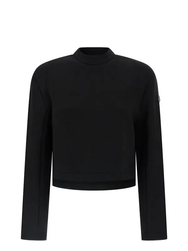 Moncler X Edward Enninful Scuba-effect Sweatshirt - Black