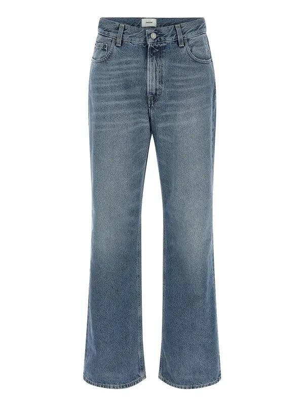 HAIKURE Korea Nordic Denim Jeans - Blue