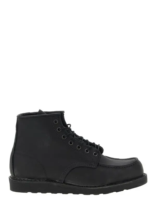 Red Wing Classic Moc Leather Boots - Black