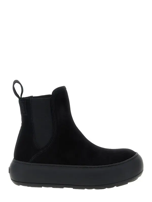 Moschino Ollie Suede Sneakers - Black