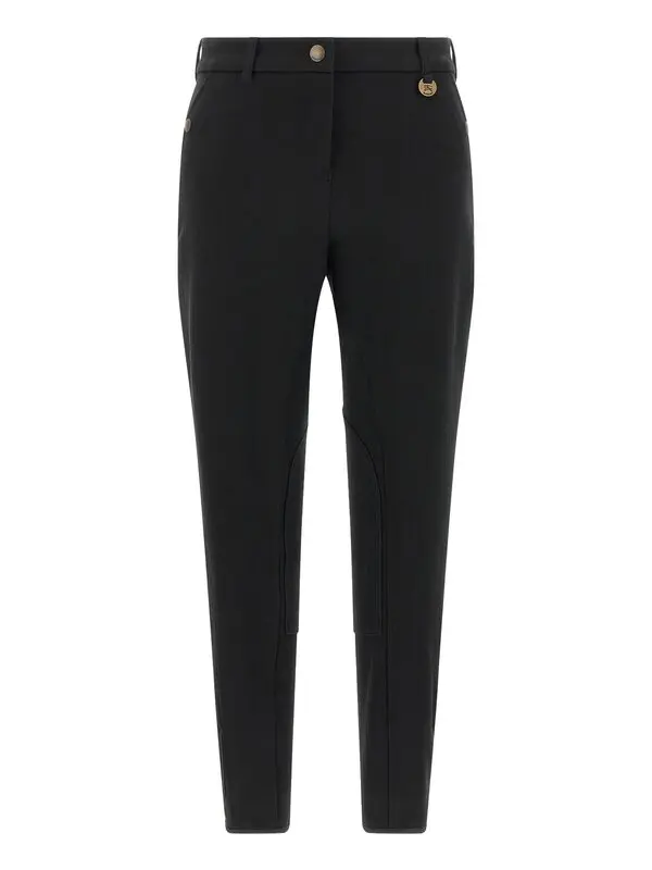 Burberry Anne Herringbone Jodhpur Trousers - Black