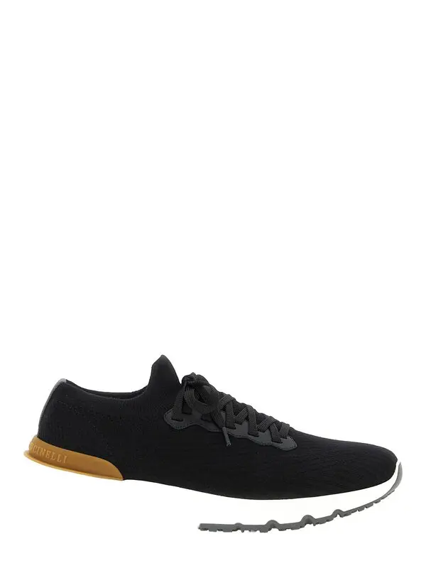 Brunello Cucinelli Fabric Sneakers - Black