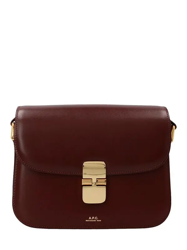 A.p.c. Grace Cross Body Bag - Bordeaux