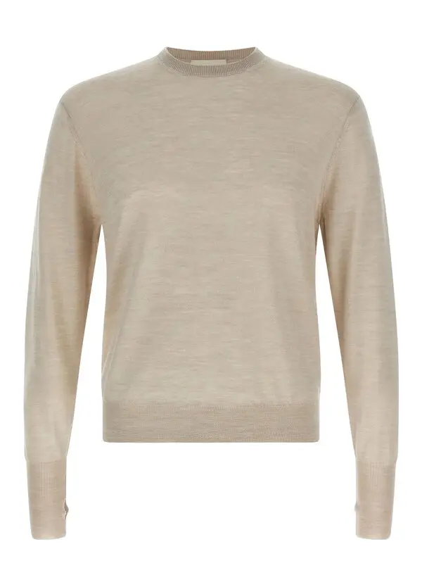 MA'RY'YA Wool And Silk Sweater - Beige