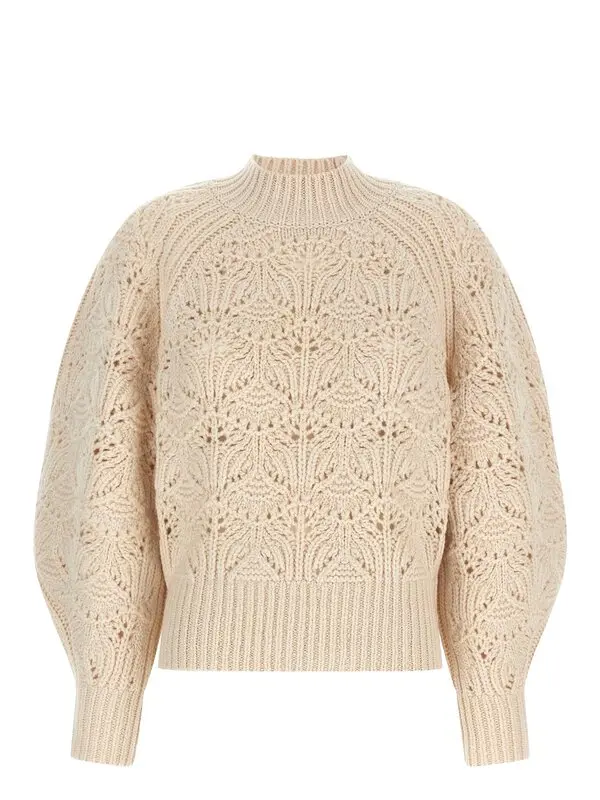 Zimmermann Hypnotic Cable Knit' Sweater - Beige