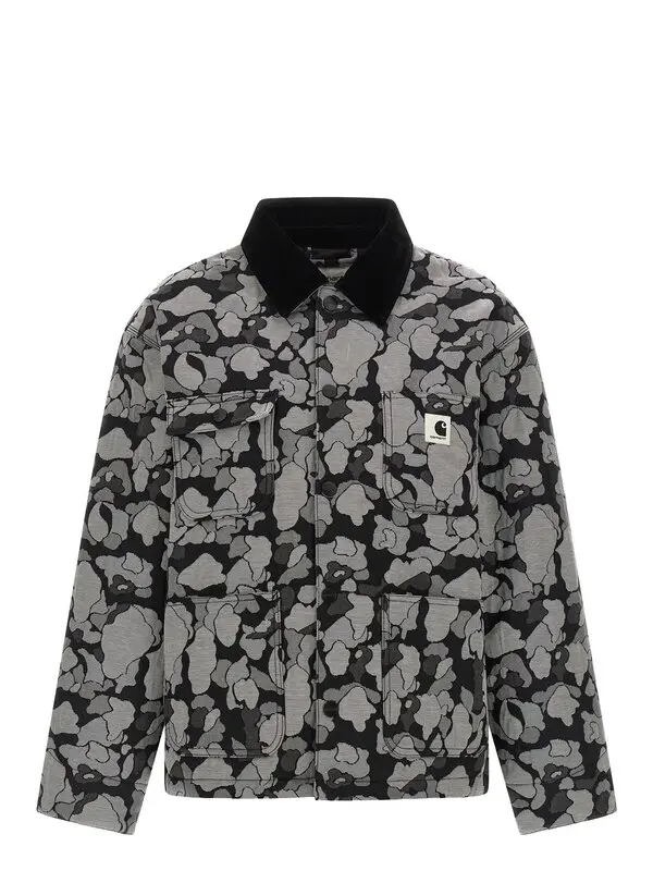 Carhartt Work In Progress Tapestry Chore Coat Jacket - Gray