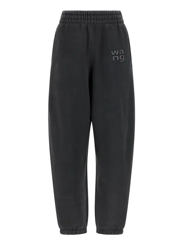 Alexander Wang Hotfix Logo Joggers - Black