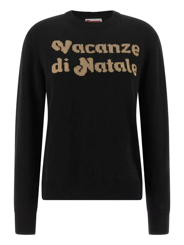 MC2 SAINT BARTH Queen Vacanze Di Natale Sweater - Black