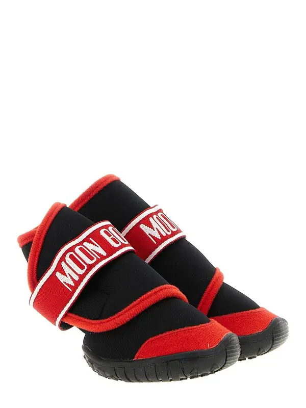 POLDO DOG COUTURE Poldo X Moonboot 'poldo' Non-slip Shoes - Red
