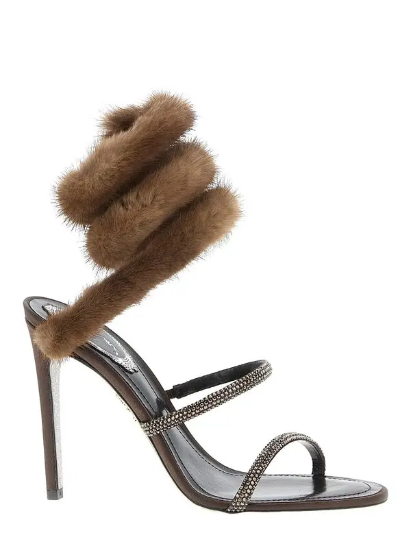 Rene Caovilla Lindsey Sandals - Brown