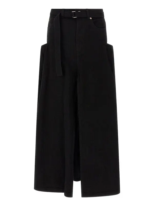 Sacai Denim Skirt - Black