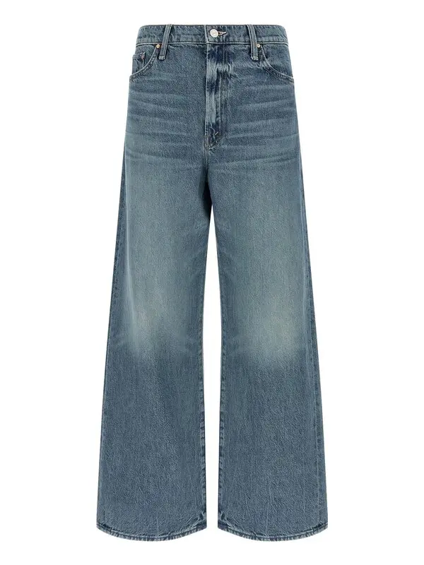 MOTHER The Dodger Flood Denim Jeans - Light Blue