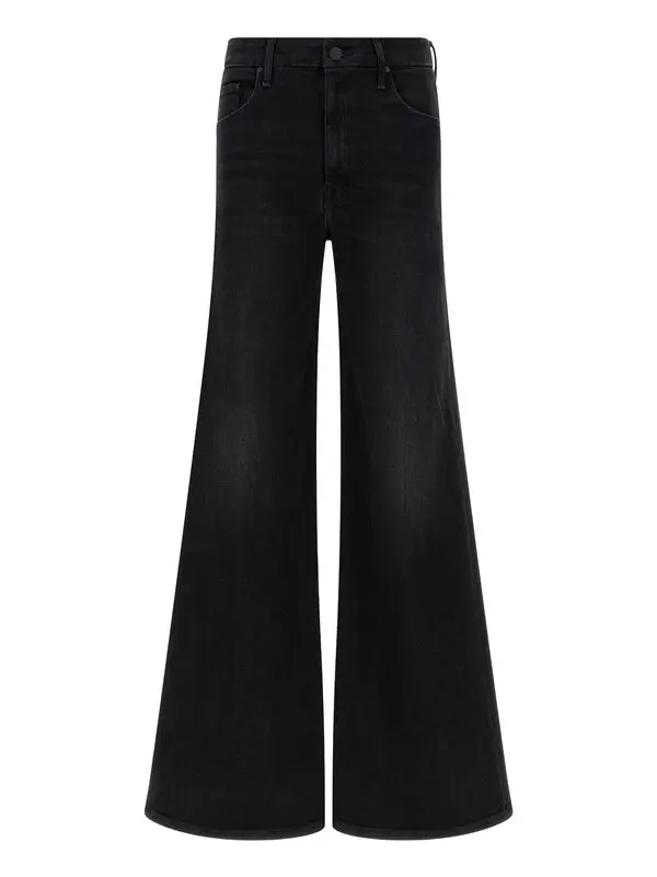 MOTHER The Roller Sneak Jeans - Black
