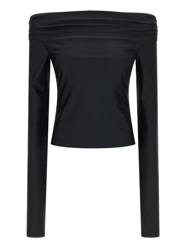 Andamane Wallis Off-the-shoulder Top - Black