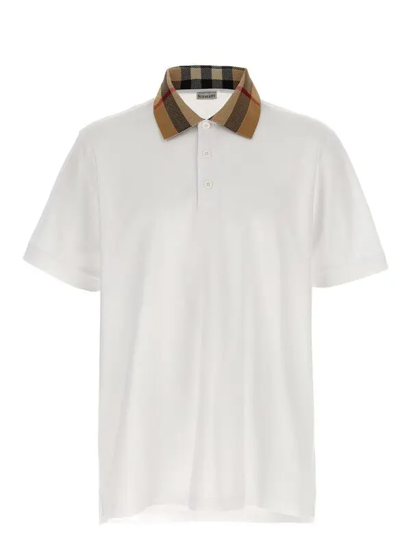 Burberry Cody' Polo Shirt - White