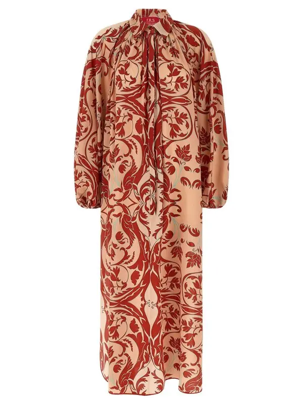 F.R.S FOR RESTLESS SLEEPERS Europa Silk Maxi Dress - Pink