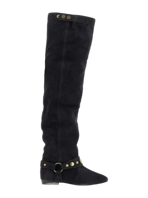 Isabel Marant Étoile Selize Suede Boots - Black