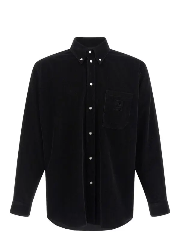 Fendi Corduroy Shirt - Black