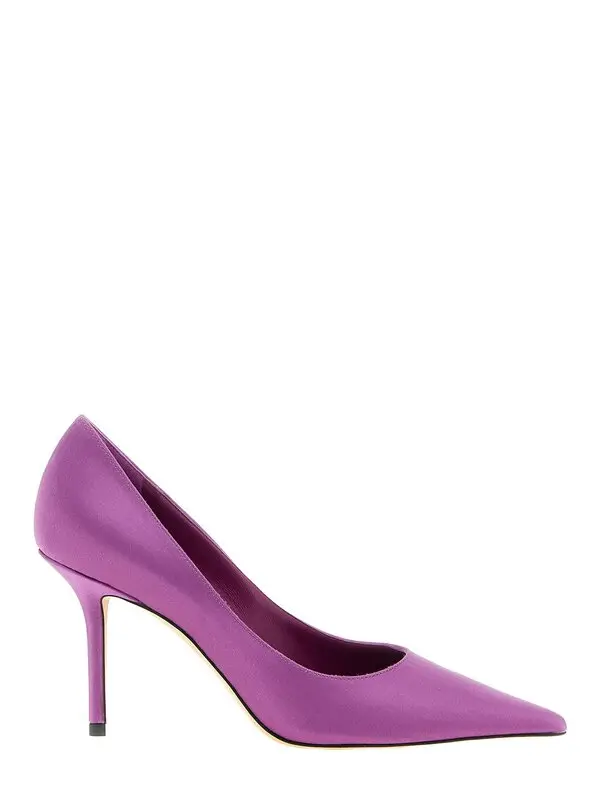 JIMMY CHOO Satin Love Pumps - Purple