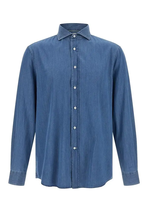 Brunello Cucinelli Denim Shirt - Blue