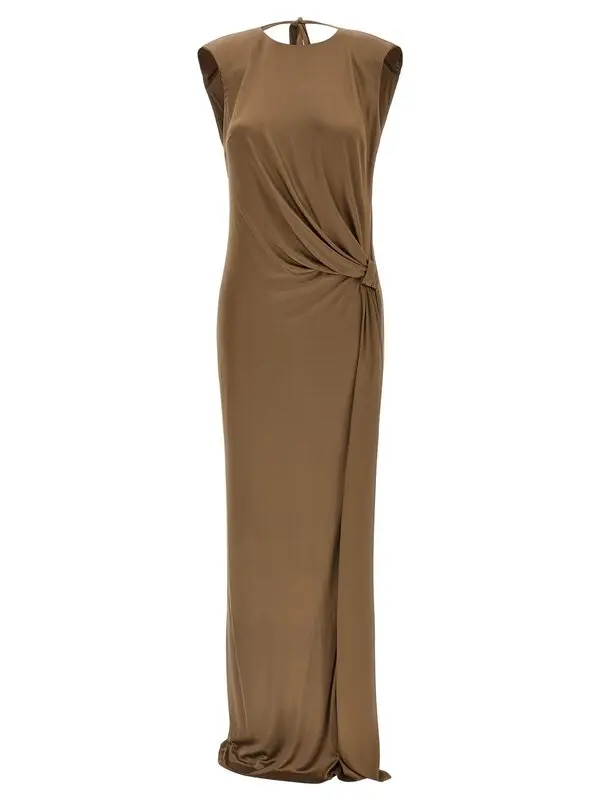 Elisabetta Franchi Red Carpet Gown - Beige