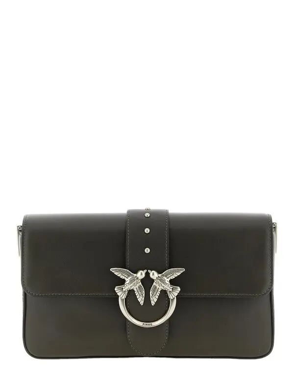 Pinko Love Slouchy Classic' Shoulder Bag - Green