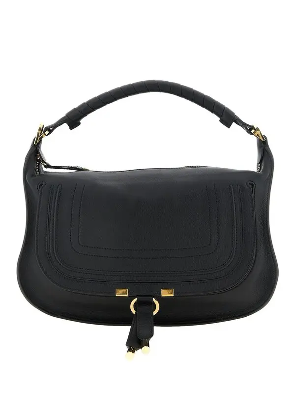 Chloé Marcie Shoulder Bag - Black