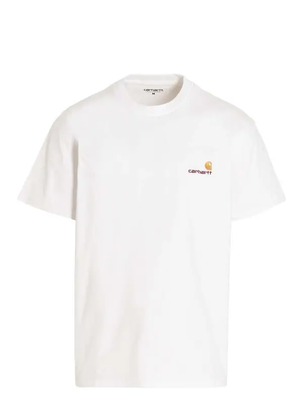 Carhartt Work In Progress American Script' T-shirt - White