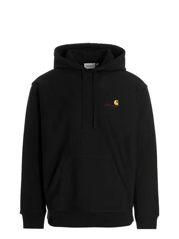 Carhartt Work In Progress American Script' Hoodie - Black