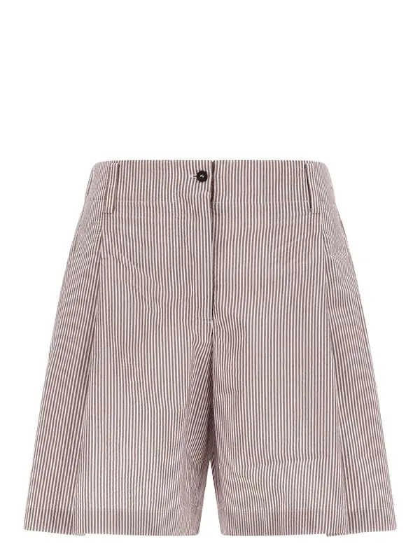 Brunello Cucinelli Striped Baggy Shorts - Multi