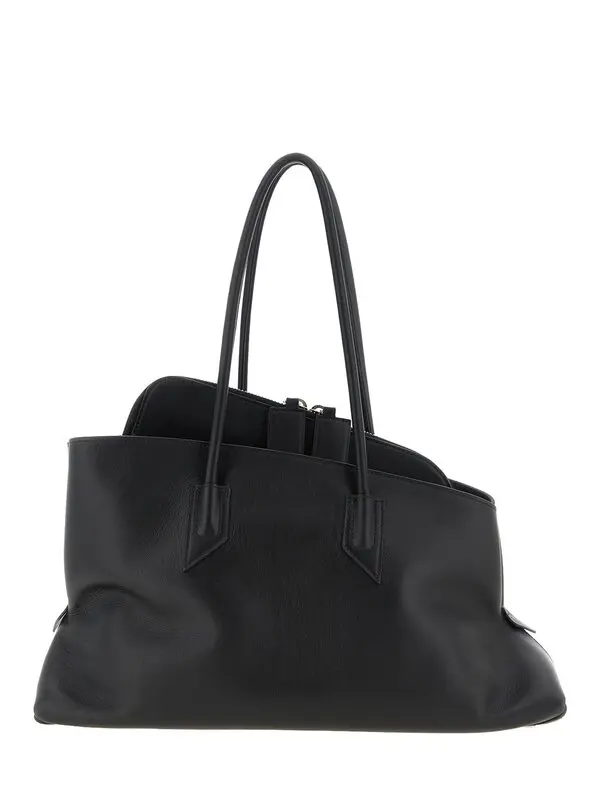 Attico La Passeggiata Medium Shoulder Bag - Black
