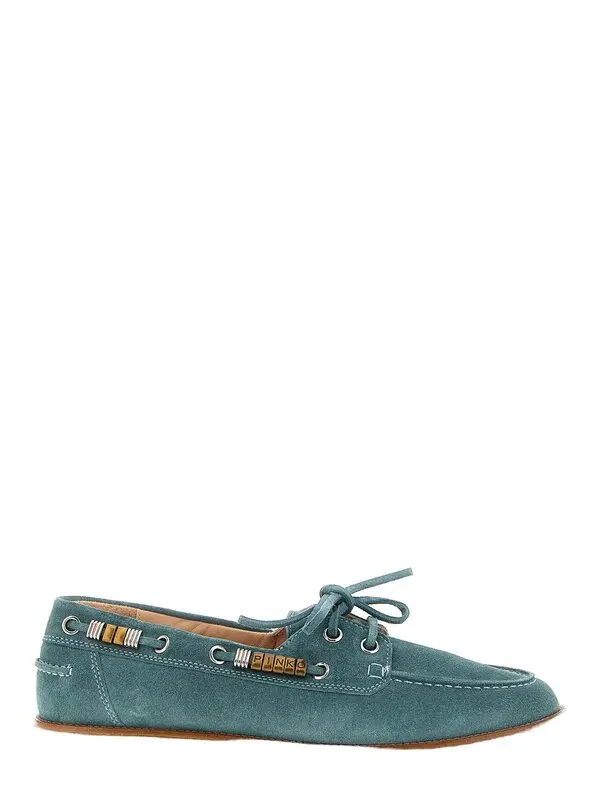 Pinko Grace 01 Suede Boat Shoe - Blue