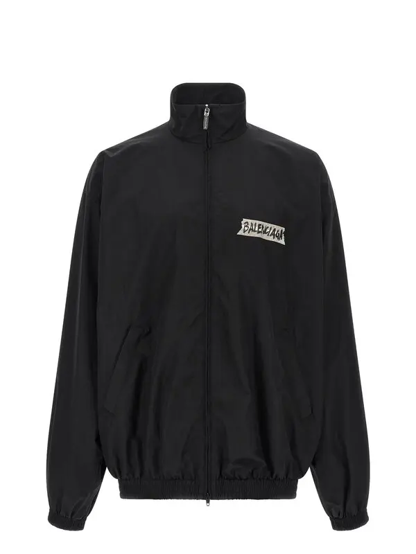 Balenciaga Masking Tape' Sweatshirt - Black