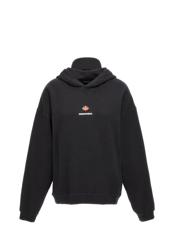 Dsquared2 Herca Cotton Hoodie - Black