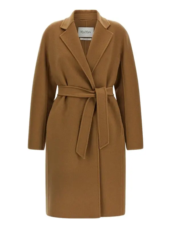 Max Mara Cashmere Midi Coat - Beige