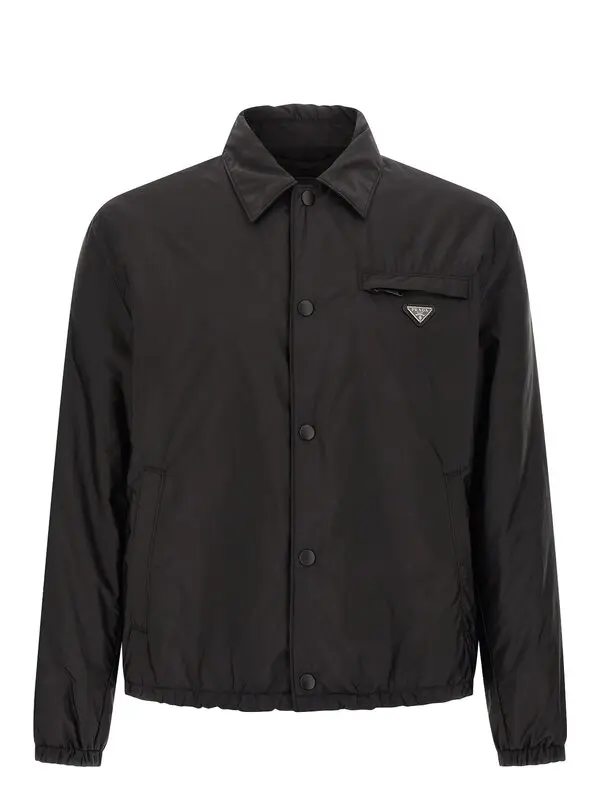 Prada Re-nylon Feather Jacket - Black