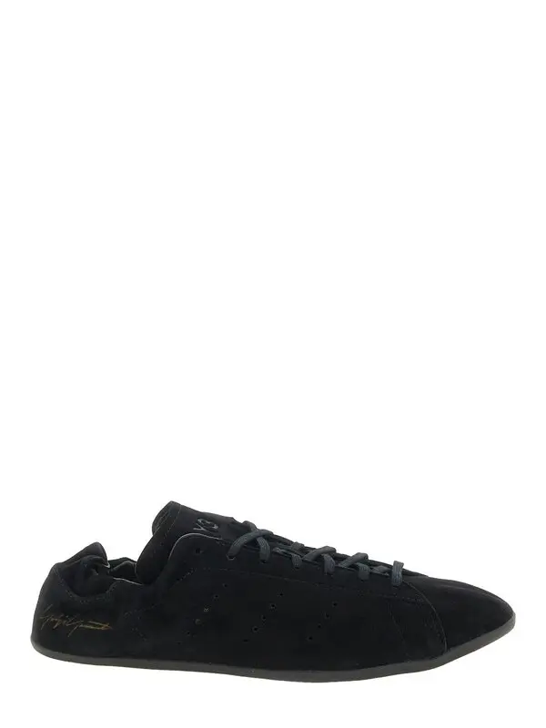 Y3 Stan Smith Lo Pro Suede Sneakers - Black