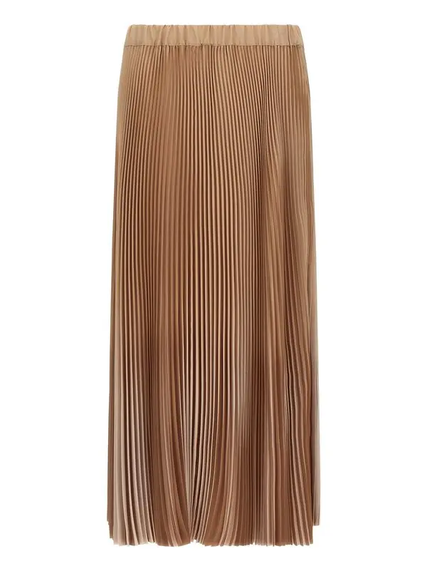 Fabiana Filippi Pleated Skirt - Beige