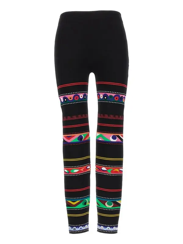 Emilio Pucci Jacquard Patterned Leggings - Multi