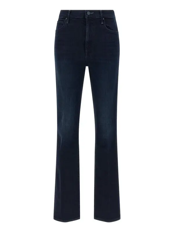 MOTHER The Mid Rise Smokin Skimp Jeans - Blue