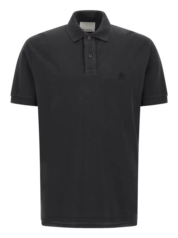 MARANT Afko' Polo Shirt - Black