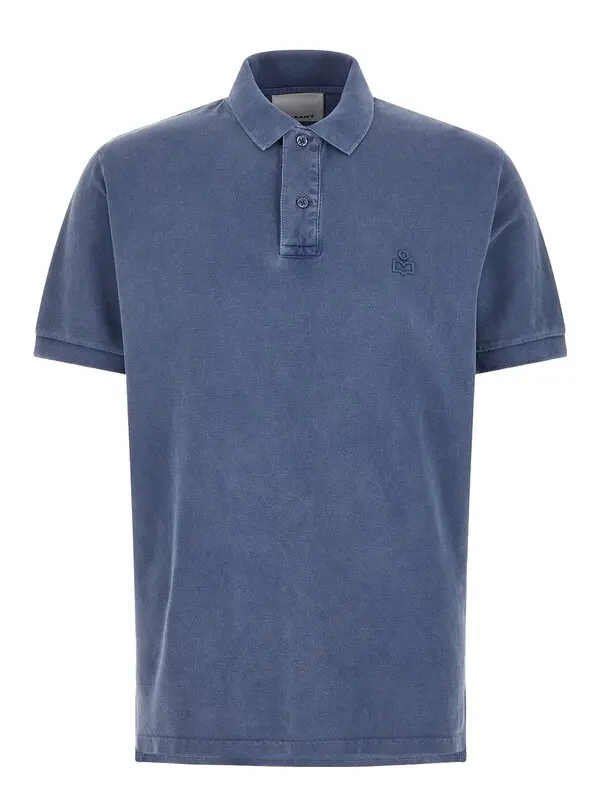 MARANT Afko' Polo Shirt - Blue