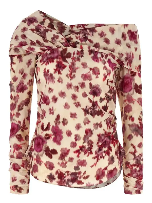 Isabel Marant Étoile Danka Silk Top - Pink