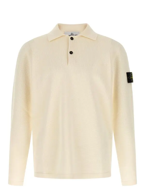 Stone Island 5100024' Polo Shirt - Beige