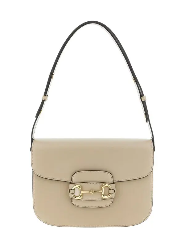 Gucci Horsebit 1955 Shoulder Bag - Beige