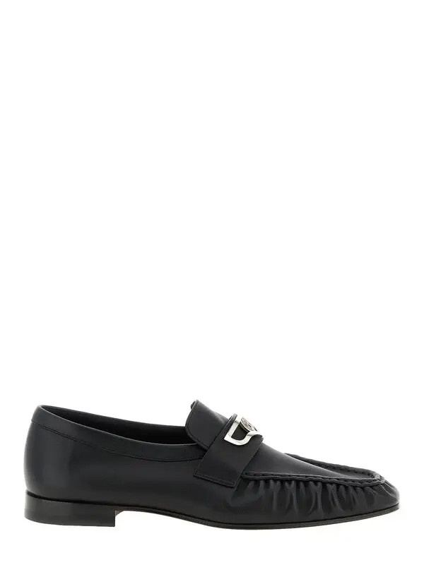 CHRISTIAN LOUBOUTIN Mocallista Nappa Leather Loafers - Black