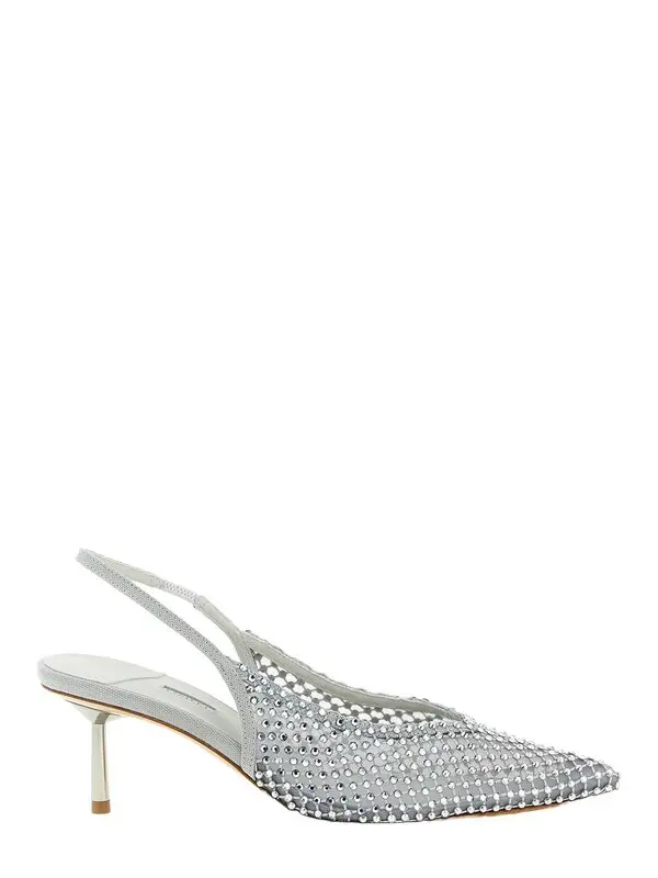 LE SILLA Gilda Slingback Pumps - Gray