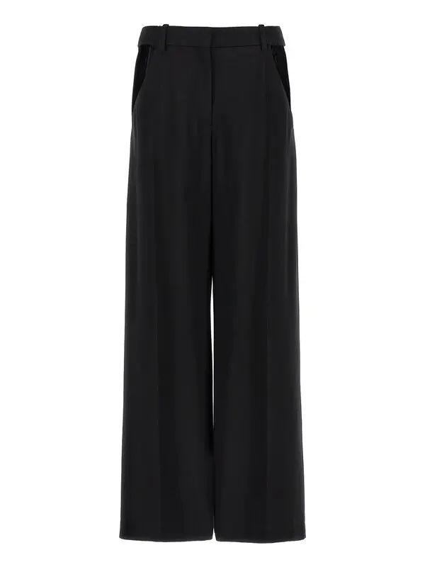 MUGLER Cut-out' Trousers - Black
