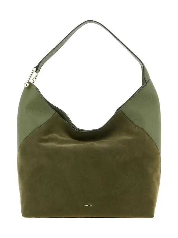 Furla Lara' Large Shoulder Bag - Green